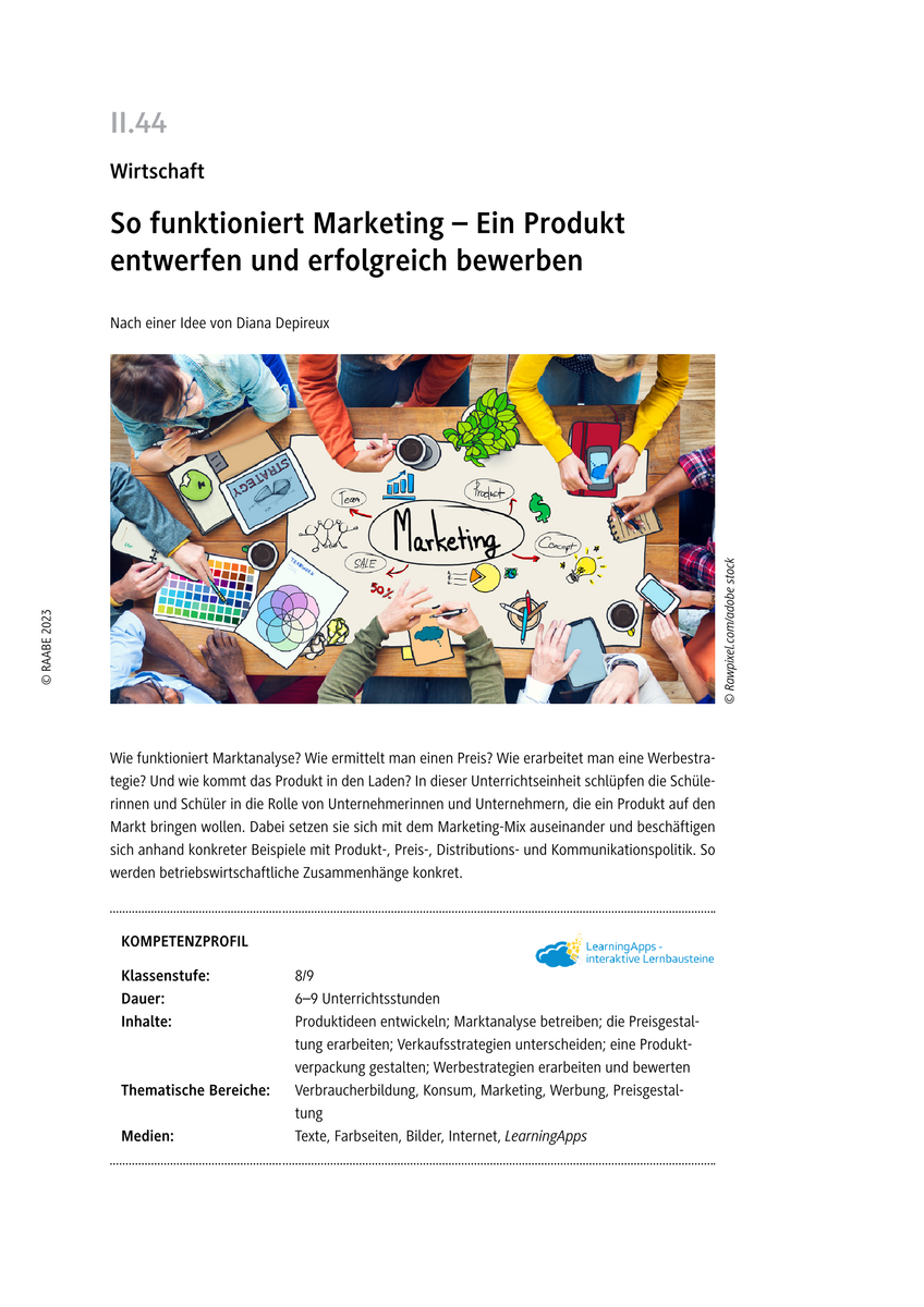 So funktioniert Marketing Ein Produkt entwerfen und erfolgreich bewerben