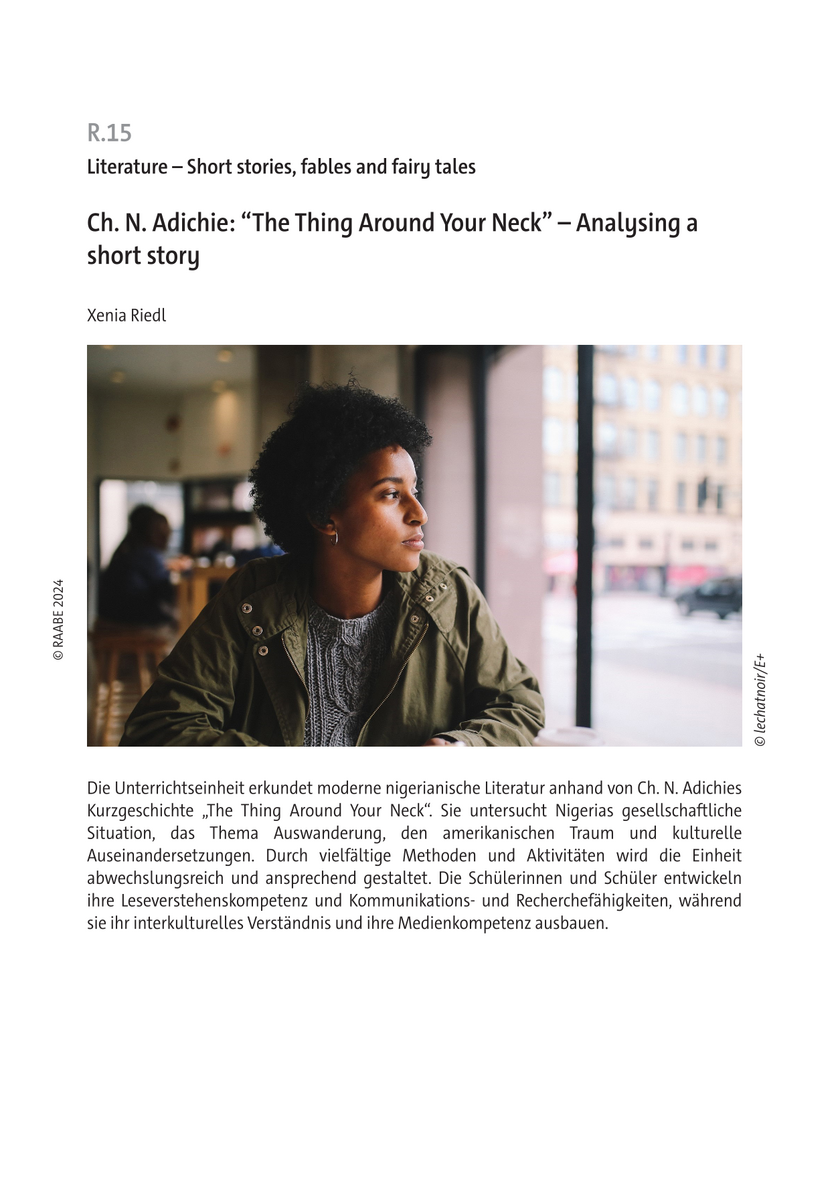 Ch. N. Adichie: “The Thing Around Your Neck” Analysing a short story