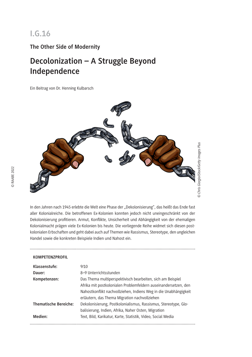 Decolonization A Struggle Beyond Independence